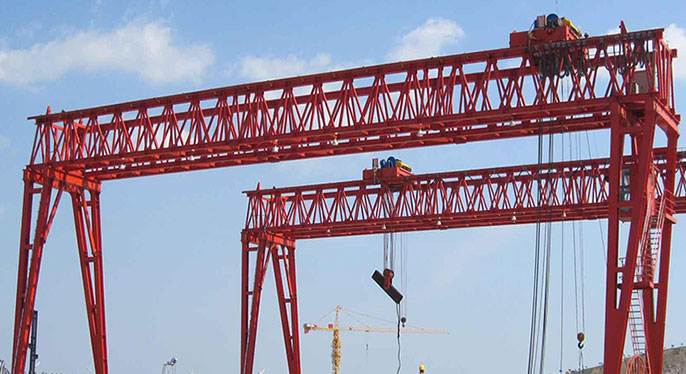 Bridge girder gantry crane